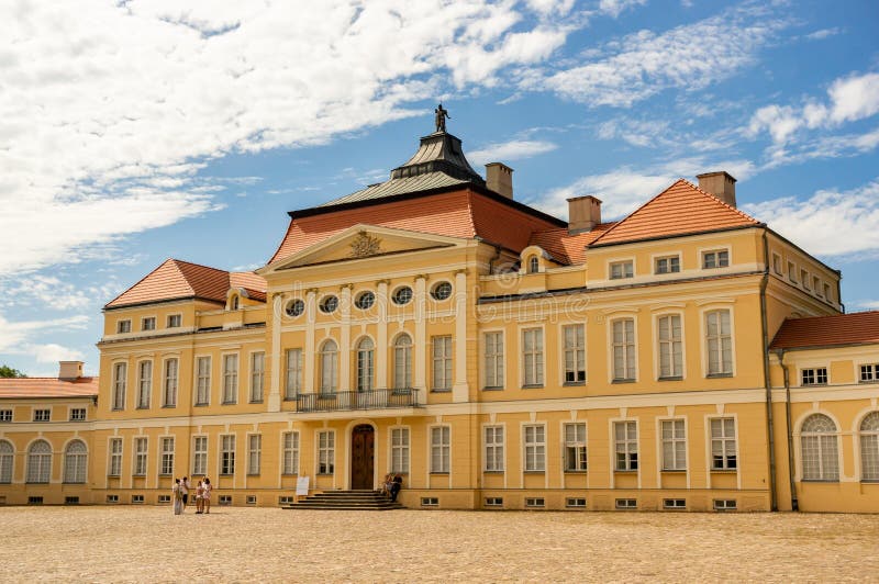 Exterior of the Rogalin Palace Editorial Image - Image of poland, color ...