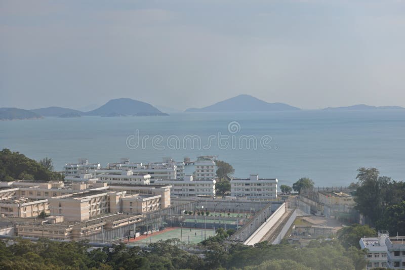 Exterior of Shek Pik Prison in Hong Kong. 24 Oct 2021 Editorial Photo ...