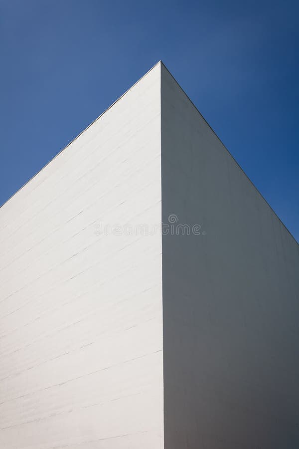 Exterior Shot of a Modern White Building in a Vibrant Cityscape, Set ...