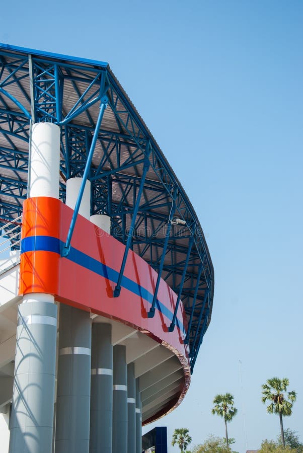 The Exterior of the Stadium Editorial Photography - Image of design ...