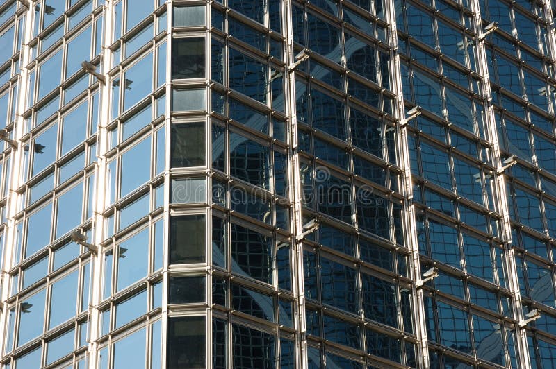 Exterior Structure of Business Building Stock Image - Image of ...