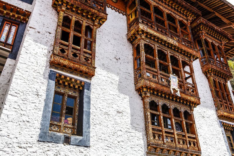 Exterior of the Tango Goemba Monastery in Bhutan Stock Photo - Image of ...