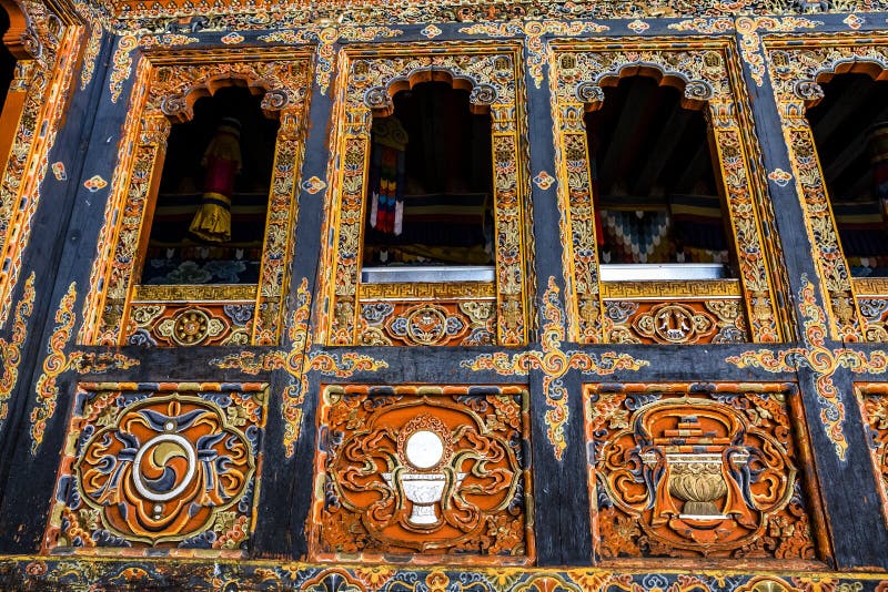 Exterior of the Tango Goemba Monastery in Bhutan Stock Photo - Image of ...