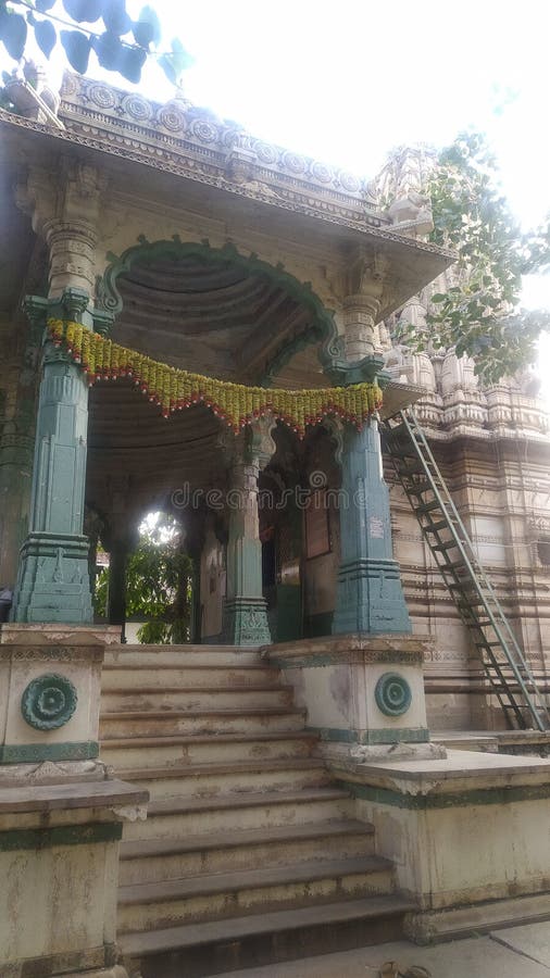 Exterior of a temple stock image. Image of shrine, palace - 213864231