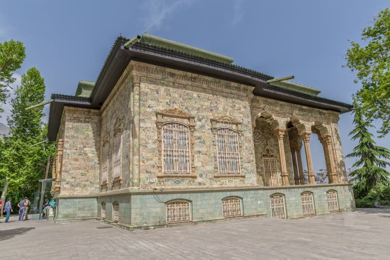 Palacio Verde, Teherán Del Norte, Parte Del Complejo Del Palacio Del ...