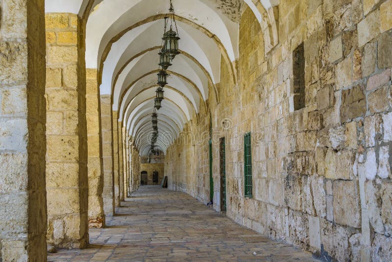 Ancient Buildings, Old Jerusalem Stock Photo - Image of hall ...