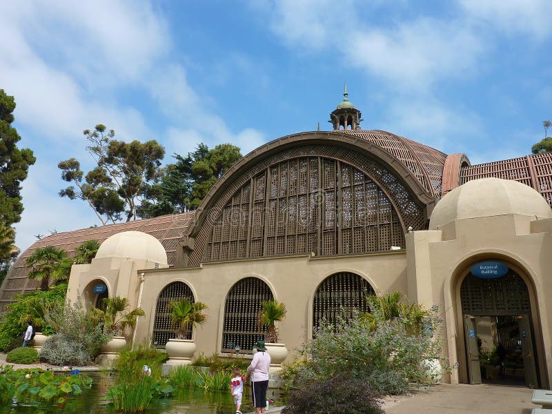 Exterior View of the Botanical Building Editorial Image - Image of ...