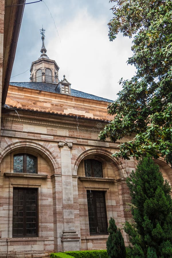 Exterior view of a church stock image. Image of europeos - 169818995