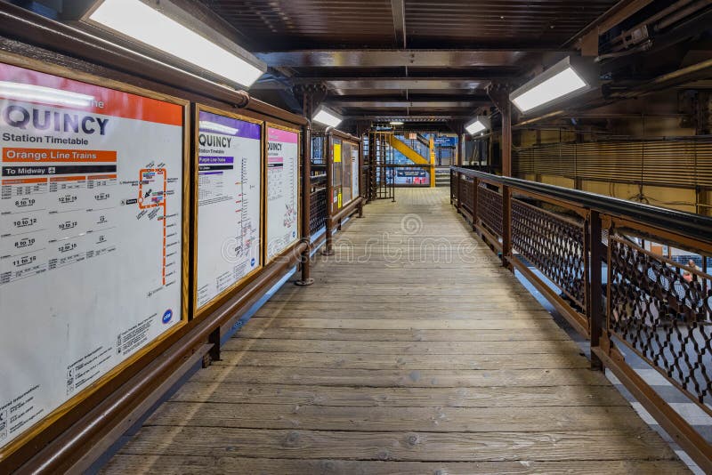 Exterior View of a CTA S Train Station Editorial Image - Image of train ...
