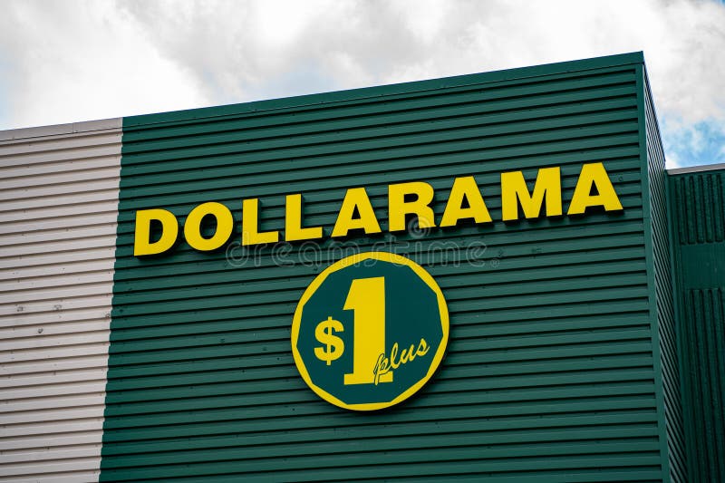 Exterior View of Dollarama Storefront in Canada. Editorial Stock Image ...