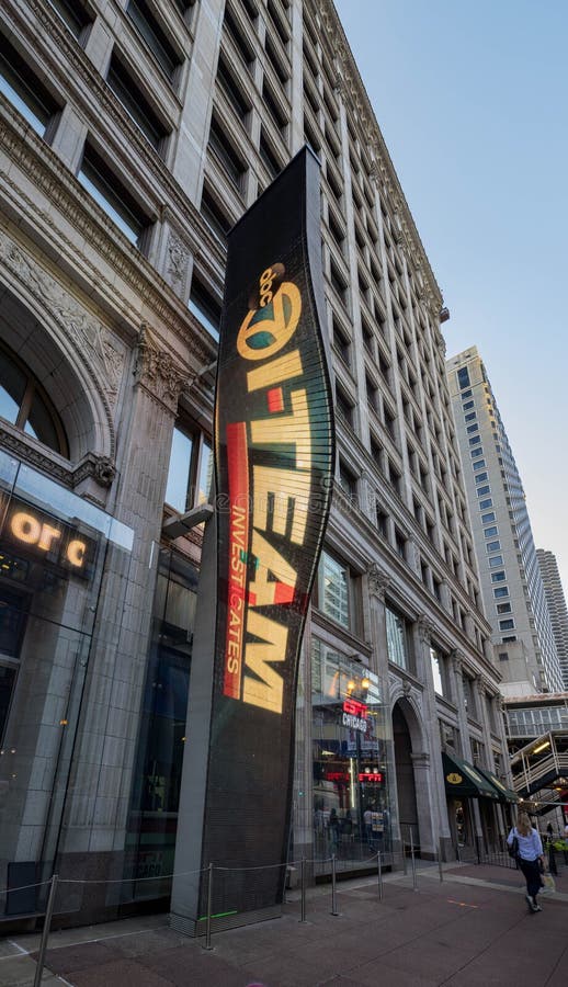 Exterior View of the Downtown Cityscape Editorial Photography - Image ...