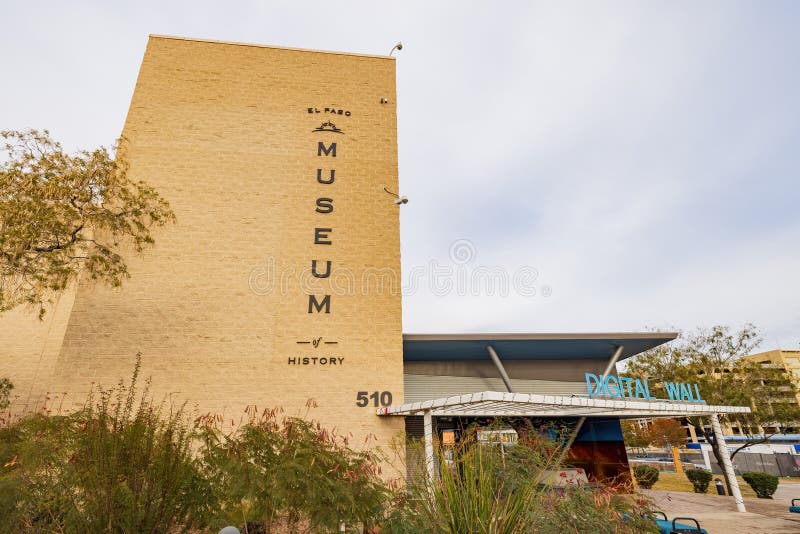 Exterior View of the El Paso Museum of History Editorial Photo - Image ...