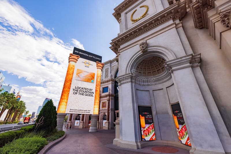 Exterior View of the Forum Shops, Caesars Palace Editorial Image ...