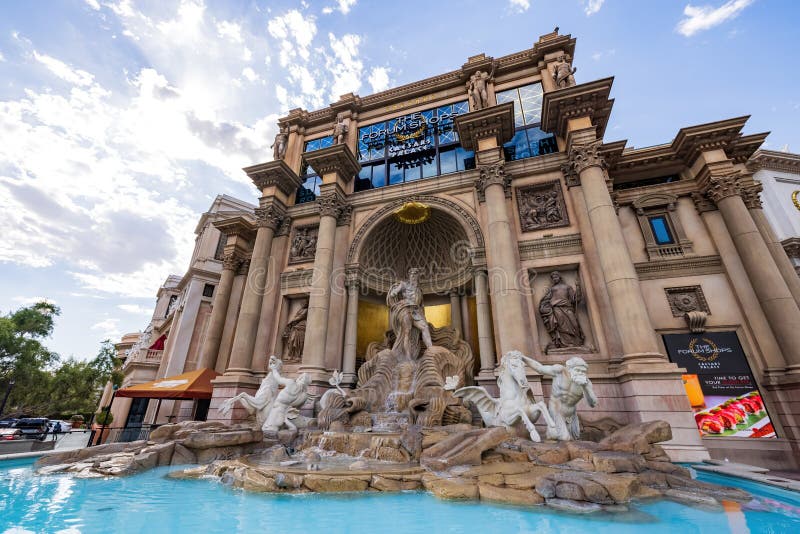 Exterior View of the Forum Shops, Caesars Palace Editorial Stock Image ...