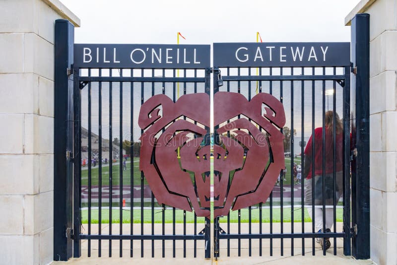 Exterior View of the Gate of Robert W. Plaster Stadium Editorial Stock ...