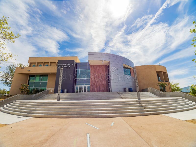 Exterior View of the Henderson City Hall Editorial Photography - Image ...