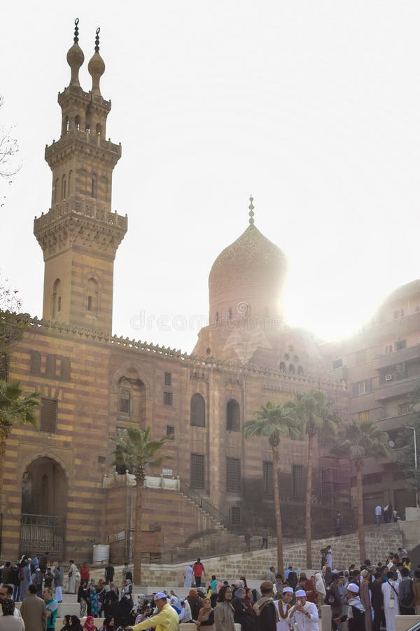 The Exterior View of Historic Mosque from Outside at Morning Editorial ...