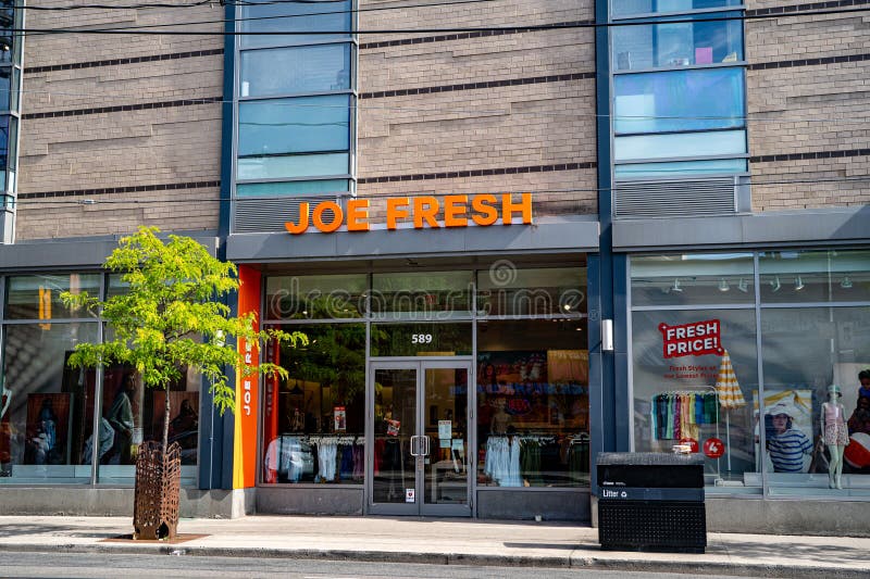 Exterior View of Joe Fresh Store in Toronto. Editorial Stock Image ...
