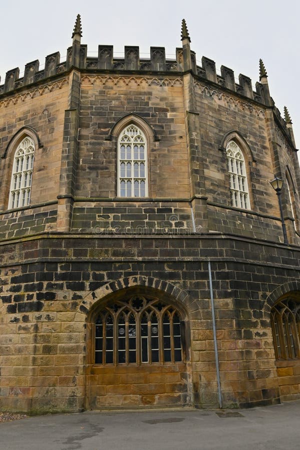 Landmarks of England - Lancaster Stock Image - Image of stone, medieval ...