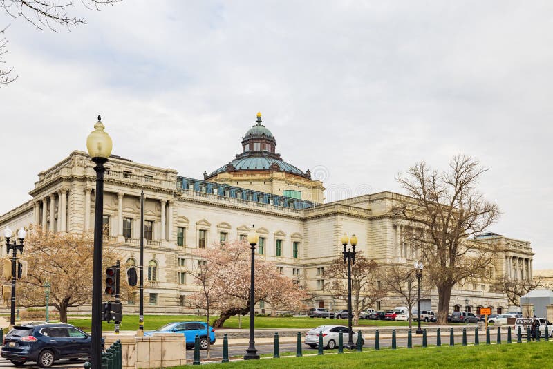 Exterior View of the Library of Congress Editorial Stock Photo - Image ...