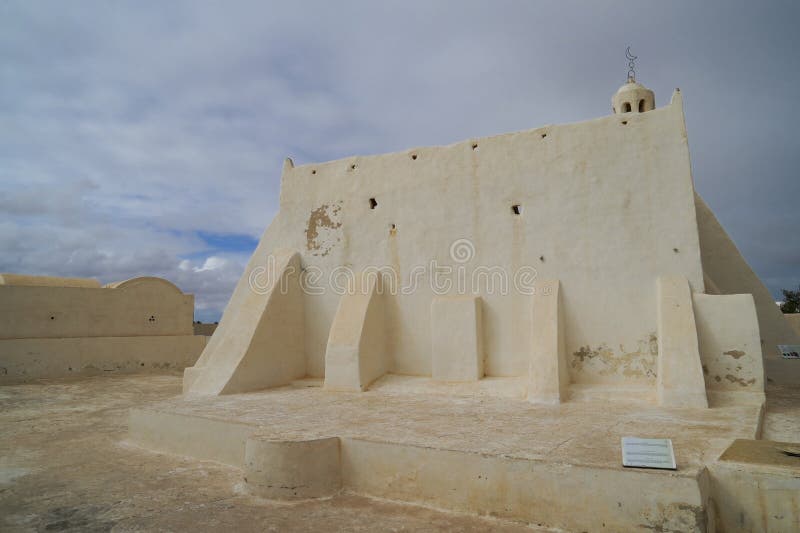 Fadhloun Mosque,Djerba, Tunisia Editorial Stock Image - Image of ...