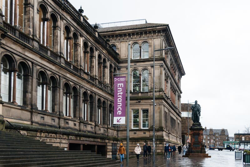 Exterior View of the National Museum of Scotland in Edinburgh Editorial ...