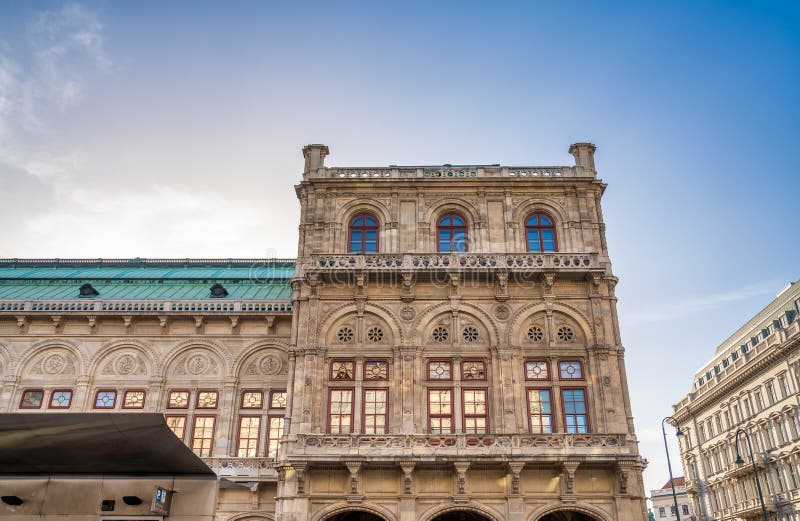 Exterior View of an Old City Building in Vienna Stock Photo - Image of ...