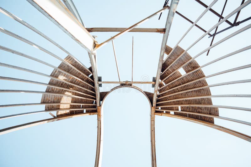 Exterior View of an Old Observatory Building Design in Blue Sky ...
