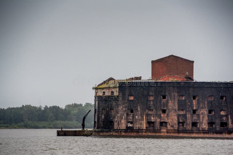 Stone castles on water stock image. Image of architecture - 100362933