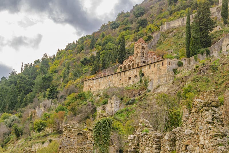 Pantanassa Monastery, Mystras, Greece Stock Image - Image of europe ...
