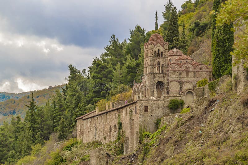 Pantanassa Monastery, Mystras, Greece Stock Image - Image of tourism ...