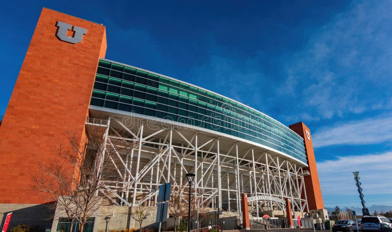 Exterior View of the Rice-Eccles Stadium Editorial Photography - Image ...