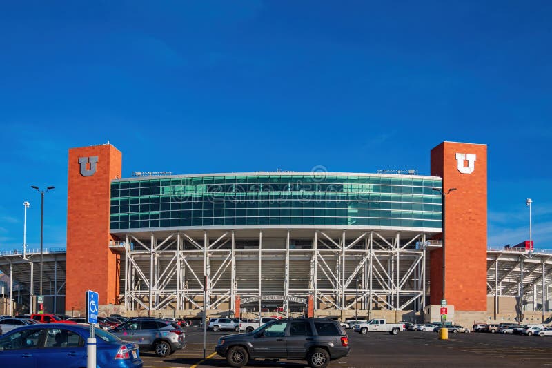 Exterior View of the Rice-Eccles Stadium Editorial Photo - Image of ...