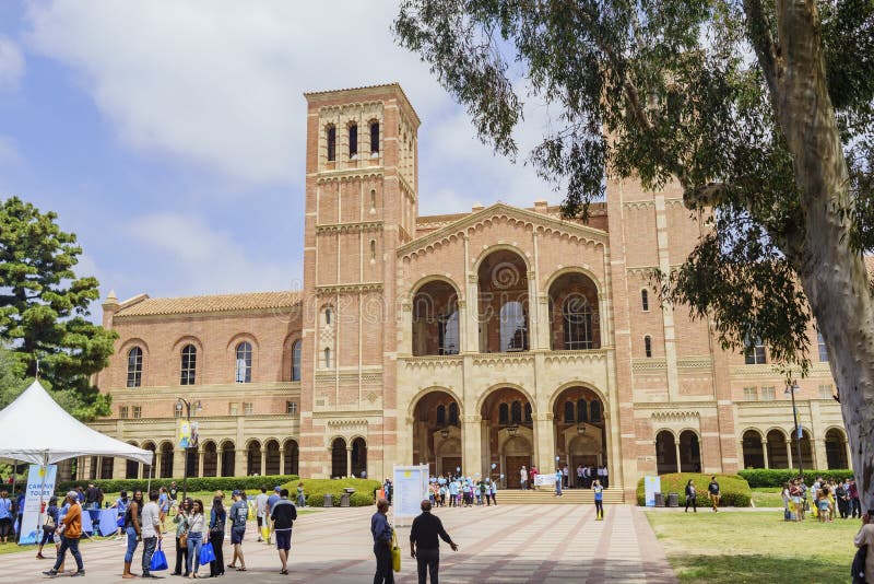 Exterior View of the Royce Hall of UCLA Editorial Stock Image - Image ...