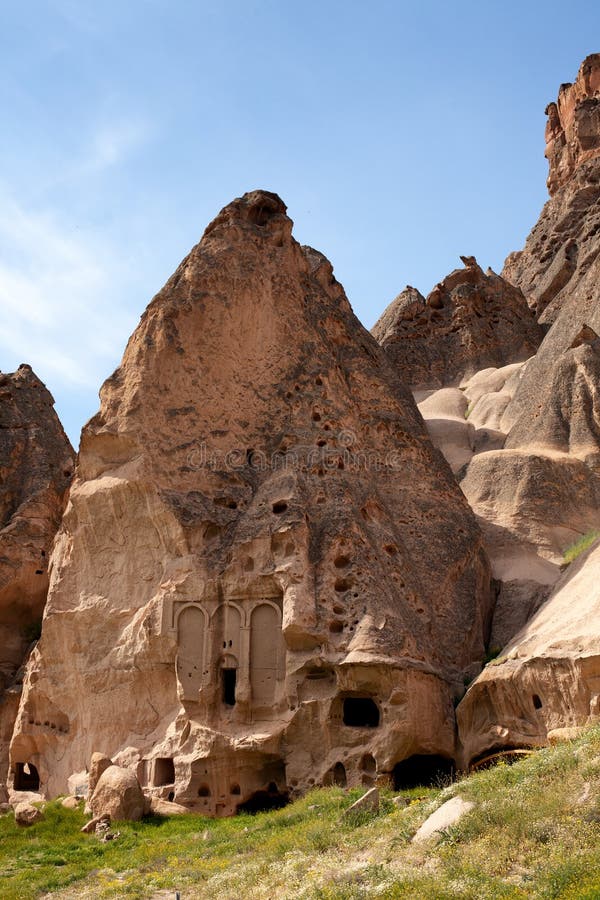 Selime Monastery in Cappadocia, Turkey Stock Image - Image of temple ...