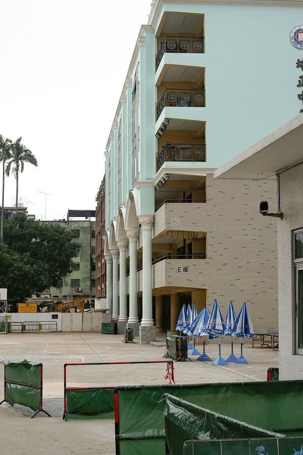 Exterior View of Some Building in Pui Ching Middle School Editorial ...