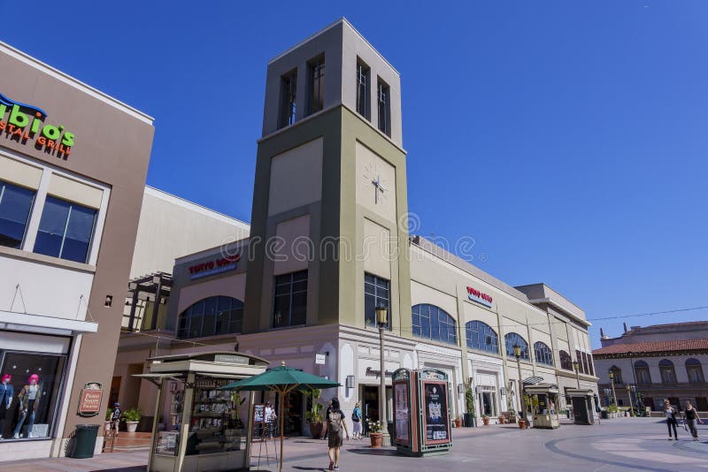 Exterior View of Some Shops in a Shopping Mall Editorial Image - Image ...