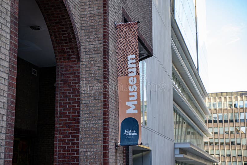 Exterior View of the Textile Museum of Canada in Toronto. Editorial ...