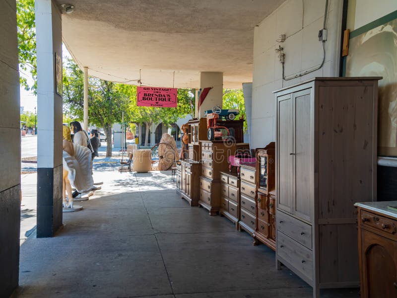 Exterior View of a Thrift Store Editorial Stock Image - Image of ...