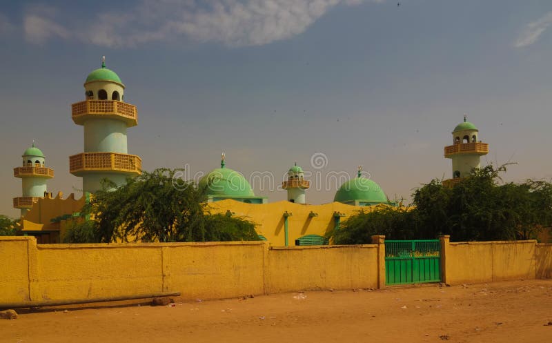 Exterior View To Grand Mosque of Zinder , Niger Stock Image - Image of ...