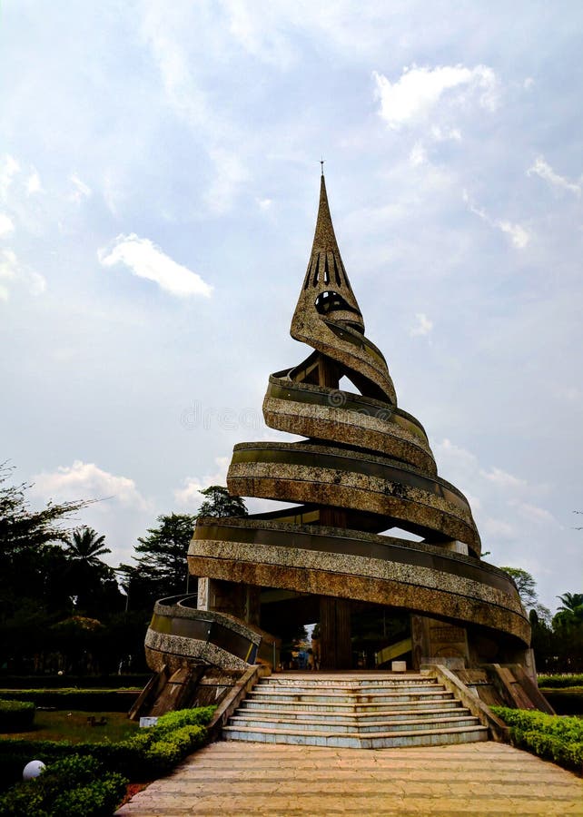 Exterior View To the Reunification Monument, Yaounde, Cameroon ...
