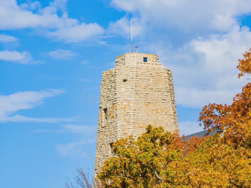 Exterior View of the Tucker Tower of Lake Murray State Park Stock Image ...