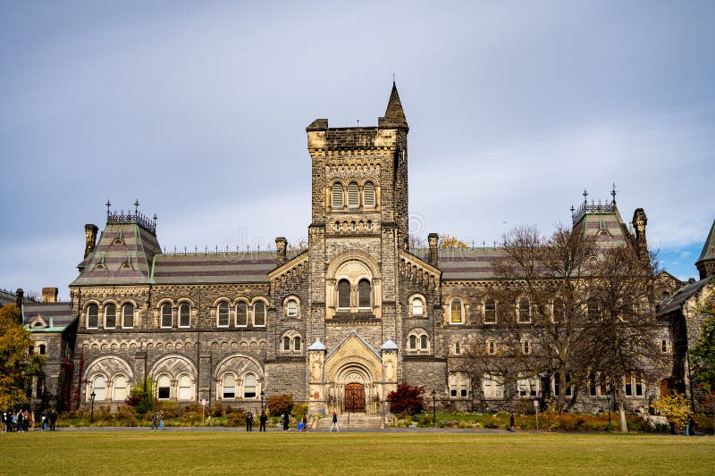 Exterior View of the University of Toronto. Editorial Stock Image ...