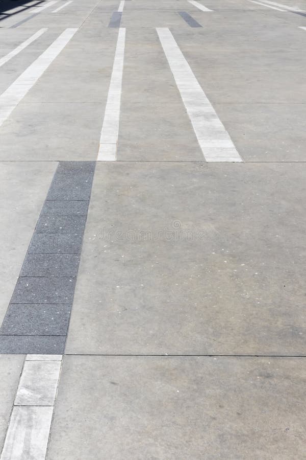 The Exterior Walkway is Made of Concrete in a Rectangular Shape Stock ...