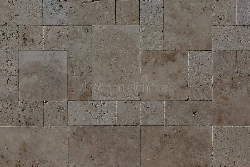 Exterior Wall Cladding with Treated Polished Stone Stock Photo - Image ...