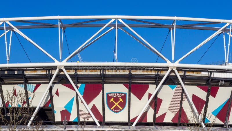 Exterior of the West Ham United Stadium Editorial Photo - Image of ...