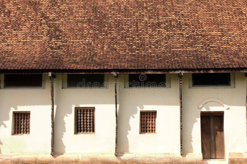 Exterior Window of Architecture in Old Local Temple Stock Image - Image ...