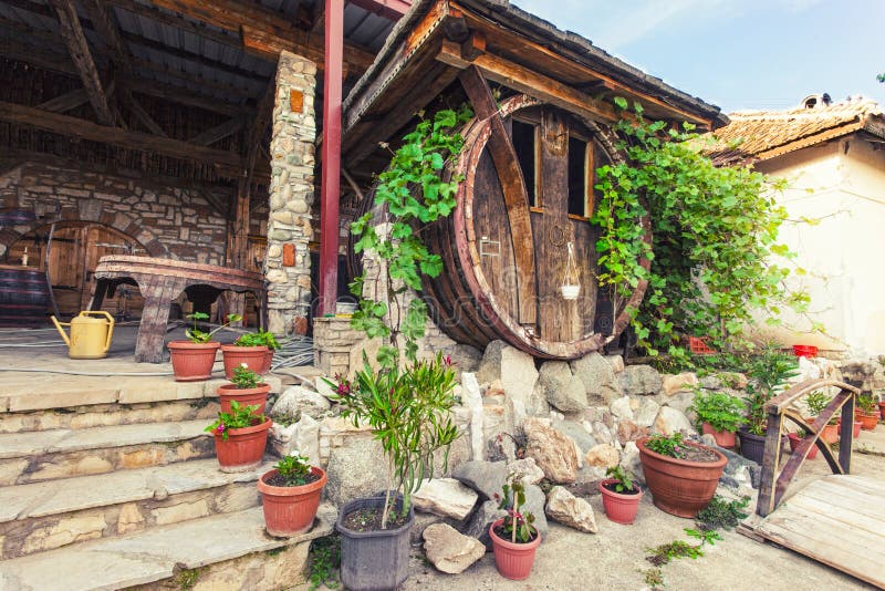 Old wine house stock image. Image of july, sobralinho - 111274417