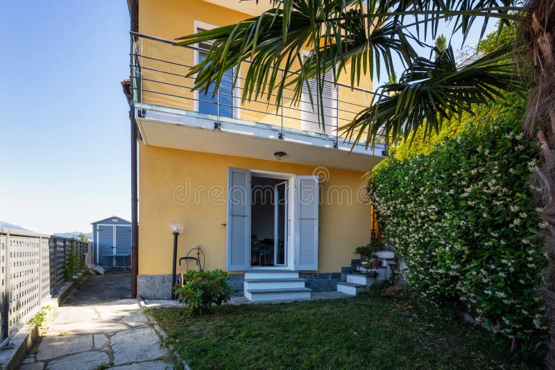 Villa with driveway stock image. Image of home, wealth - 2691747