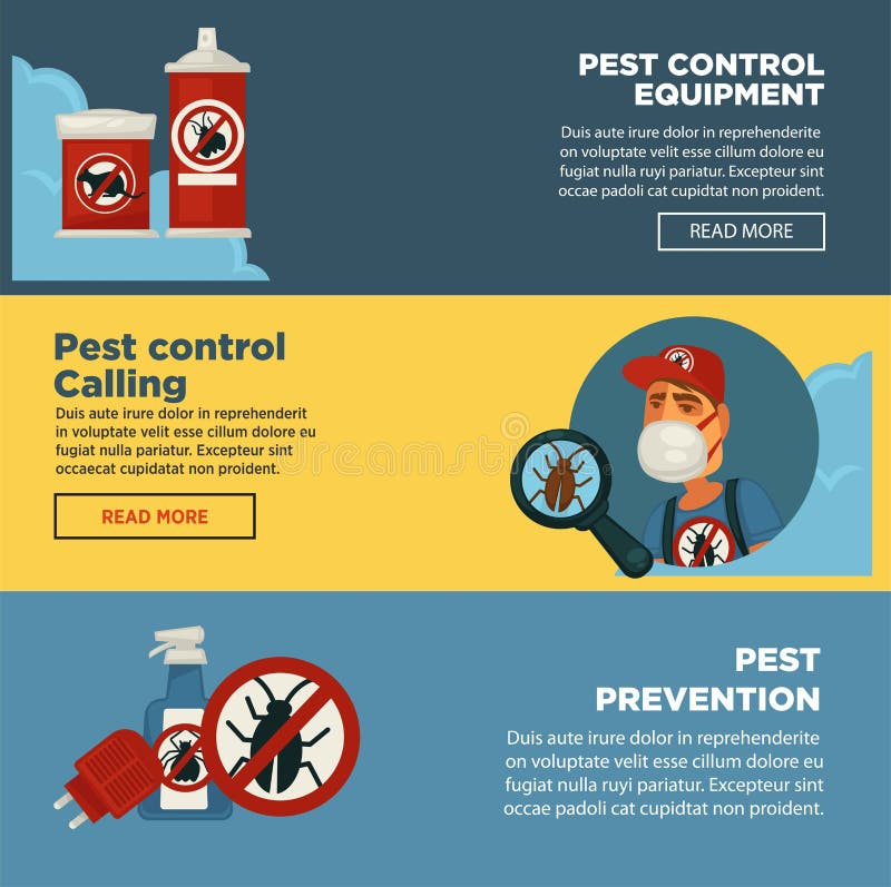 Extermination or Pest Control Service Company Information Poster ... Extermination or Pest Control Service Company Information Poster ...